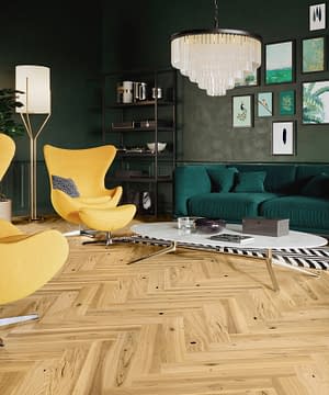 Timba Floor Invisible Oiled Oak Click Herringbone Brushed Engineered ...